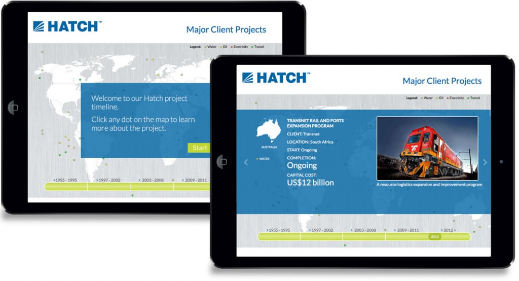 Toronto Website Design: Kiosk site for Hatch by Swerve