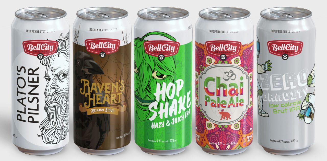 New beer packaging designs for brewery - Swerve Design