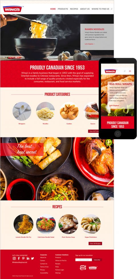 New Website for Wings - Swerve Design